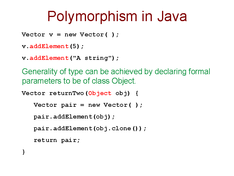 Polymorphism In Java CodeBridePlus