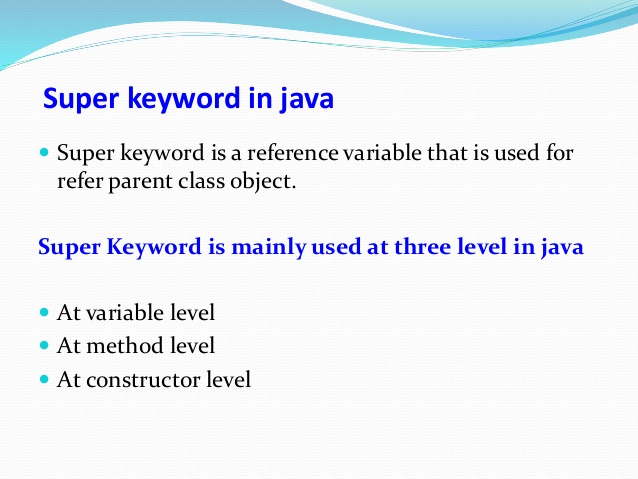 Super Keyword In Java CodeBridePlus